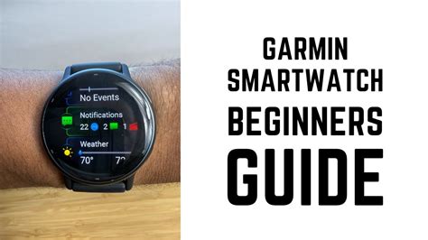 Garmin Smartwatch Complete Beginners Guide YouTube