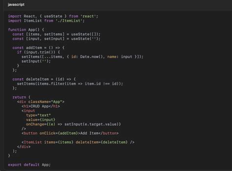 How To Build A Basic Crud App With React Gsb