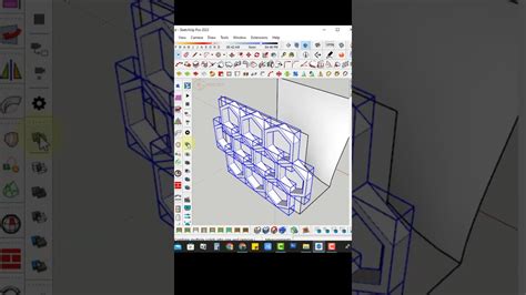 Sketchup Flowify Making Objek In Follow 3 Way Curve Wall Youtube