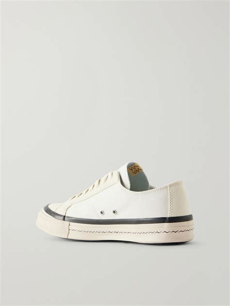 Visvim Nolan Suede Trimmed Canvas Sneakers Neutrals Visvim