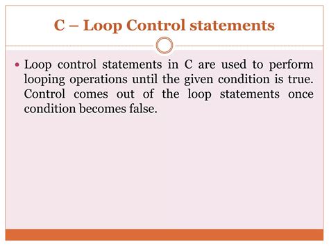 Decision Control And Iterative Statements Pdf