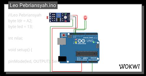 Leo Ino Ldr Wokwi Esp32 Stm32 Arduino Simulator