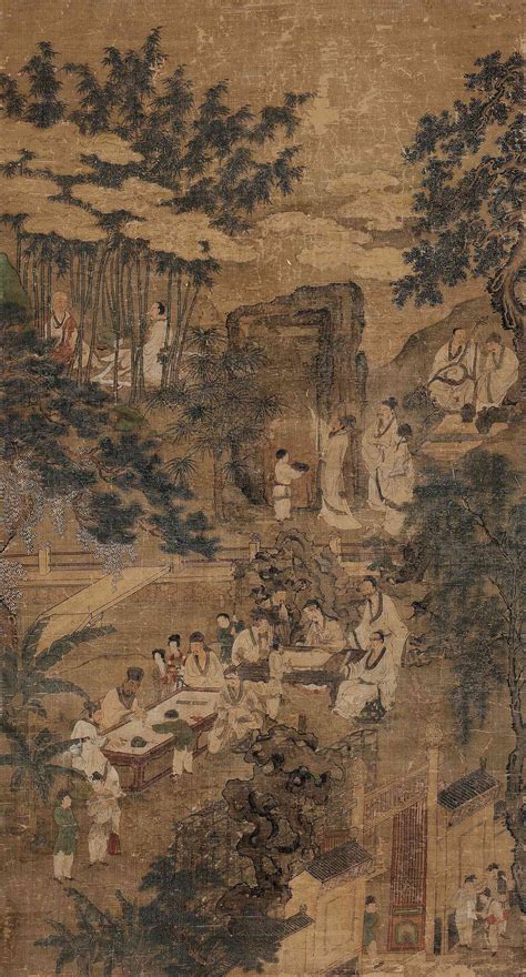 西园雅集图 西园雅集图图片 鉴赏 作品 新浪美术馆 新浪网