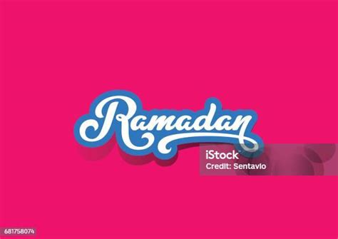 라마단 텍스트 벡터 레터링 인사말 카드 디자인 서식 파일입니다 빈티지 레트로 붓글씨 타이포 그래피 포스터 0명에 대한 스톡 벡터 아트 및 기타 이미지 Istock