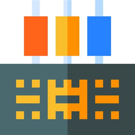 Protoboard Basic Straight Flat Icon