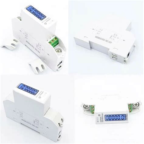 100a Single Phase Rs485 Modbus Rtu Power Energy Meter Din Rail Mount £18 91 Picclick Uk