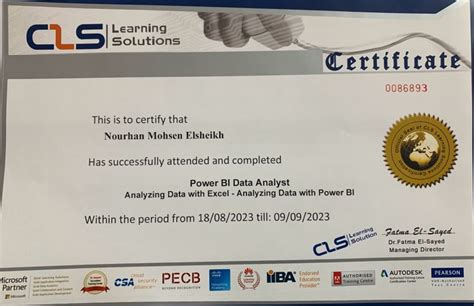 Nourhan Mohsen On Linkedin Powerbi Datanalysis Excel Microsoft