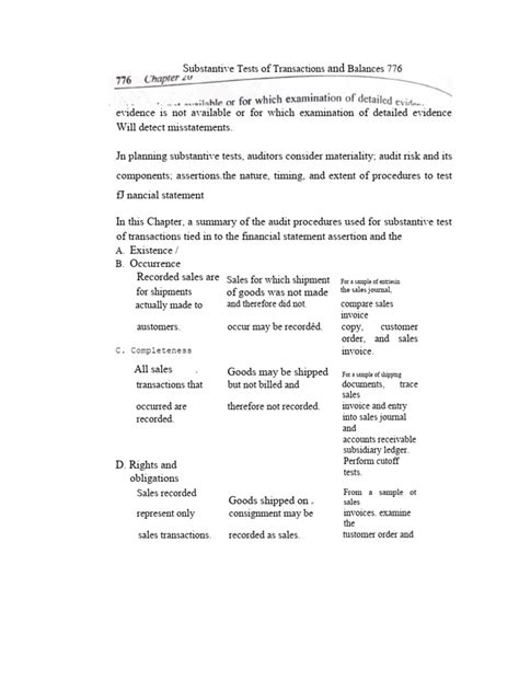 Substantive Testing Audit Procedures Pdf Accounts Payable Audit
