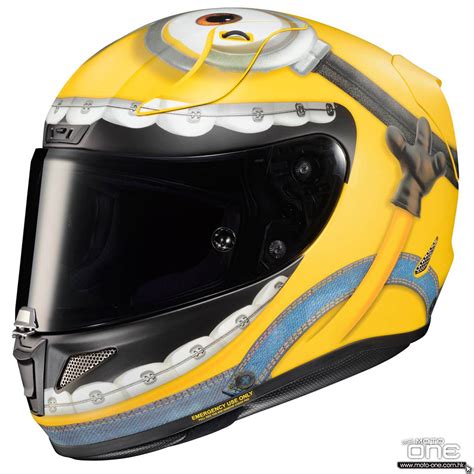 HJC RPHA11 Minions 迷你兵團賽車全面頭盔一期一會限定之中的限定售價HK 4 980三禾接受預訂