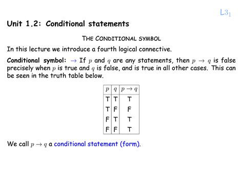 l3 unit 1 2 introduction conditional statements the conditional