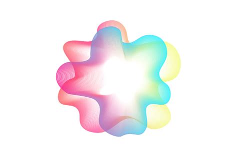 네온 그라데이션 음파 사운드 라인 방사형 스펙트럼 뮤지컬 포스터와 앨범에 대 한 벡터 다채로운 표지 방사형 스펙트럼 3차원 형태에 대한 스톡 벡터 아트 및 기타 이미지