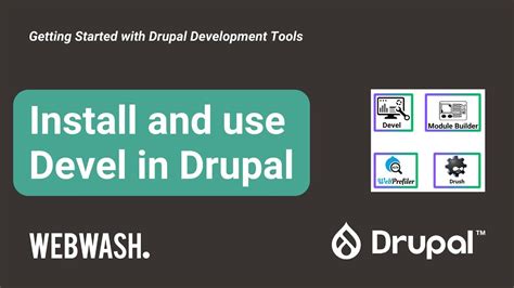 Getting Started With Drupal Development Tools 21 Install And Use Devel In Drupal Youtube