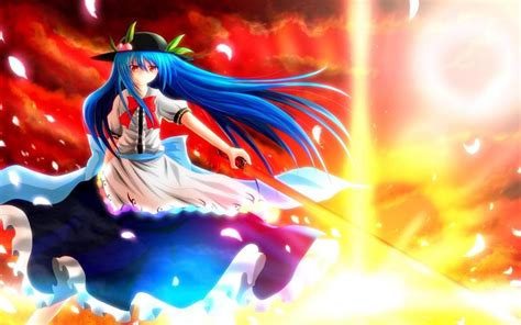Tenshi Hinanawi Touhou Project Wallpaper Anime Wallpaper Better