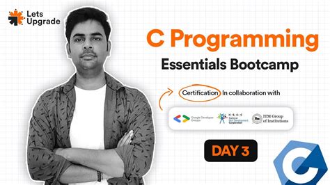 Day 3 Control Statements C Programming Essentials Bootcamp 5 Days