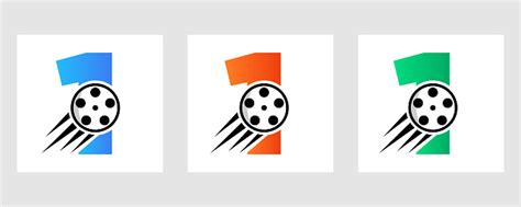 미디어 기호 영화 감독 기호를 위한 필름 릴이 있는 편지 1 필름 로고 개념 감독에 대한 스톡 벡터 아트 및 기타 이미지 감독 개념 디자인 Istock