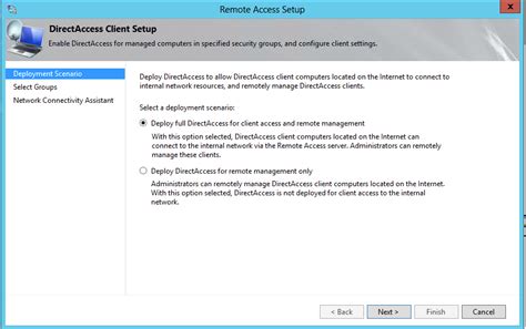 Gerry Hampson Device Management Direct Access Easy Step 4 Configure Remote Access Role