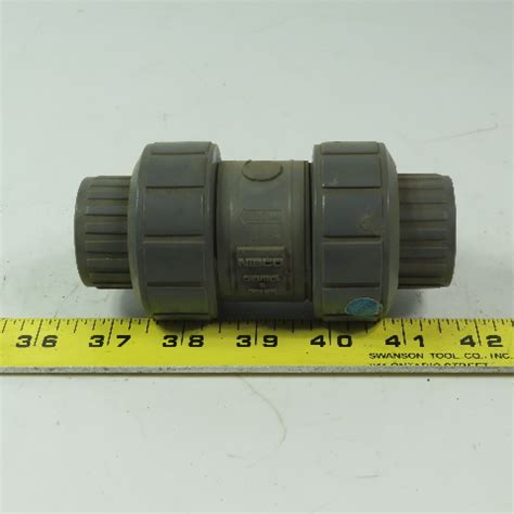 NIBCO Chemtrol Ball Check Valve Slip PVC Bullseye Industrial Sales