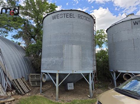 Westeel Rosco 1800 Bu Hopper Bottom Grain Bin Number 18