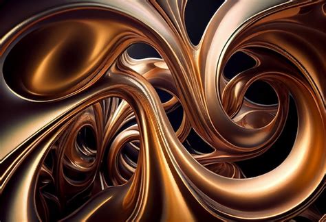 Premium Photo A Close Up Of A Very Pretty Looking Abstract Design Generative Ai
