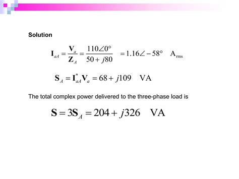Bef 23803 Lecture 9 Three Phase Power Calculations Ppt