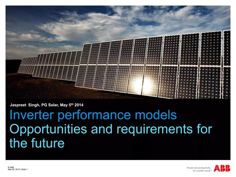 2014 Pv Performance Modeling Workshop Inverter Performance Models
