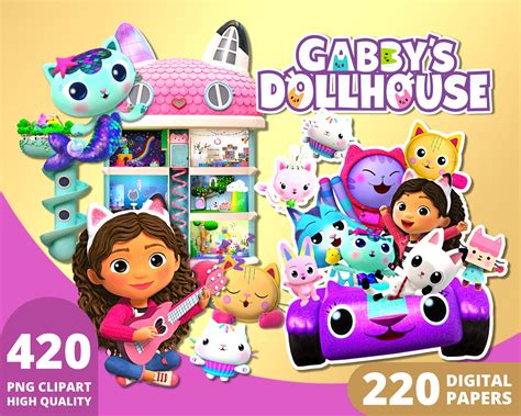 Gabby Dollhouse Clipart Png Cartoonpng