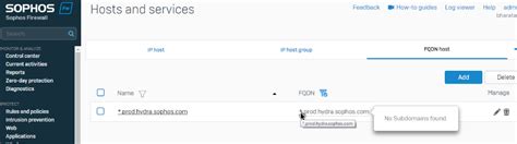 The Wildcard Fqdn Object On The Sophos Firewall Is Properly Populated With Ip Addresses