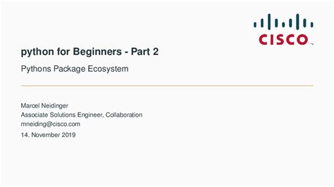 python for systems engineers part 2 speaker deck