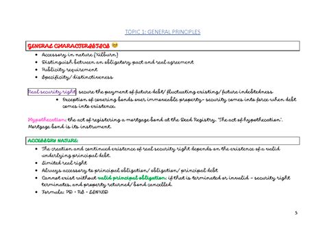 Rap Notes Topic 1 Basic Introduction Topic 1 General Principles