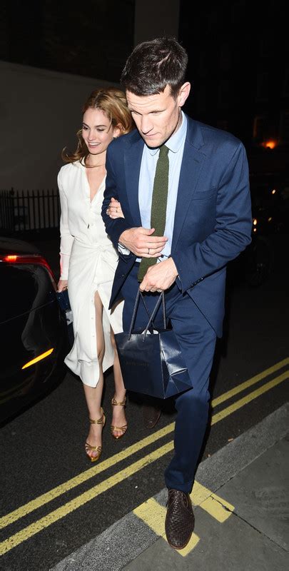 Lily James Upskirt Night Out In London Upskirtstars