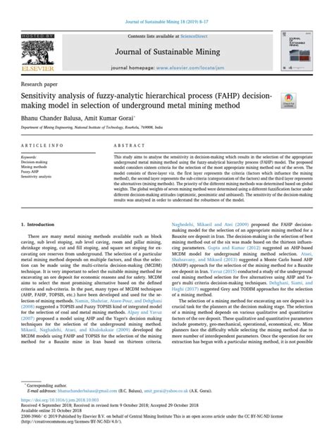 Ahp Sensitivity Pdf Mining Matrix Mathematics