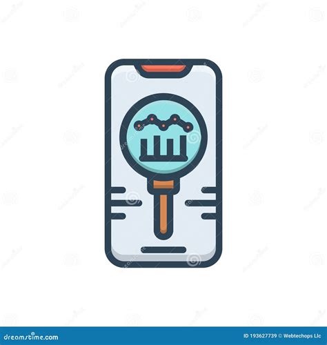 Color Illustration Icon For Competitor Analysis Contestant And