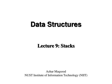 Ppt Data Structures Powerpoint Presentation Free Download Id4694966
