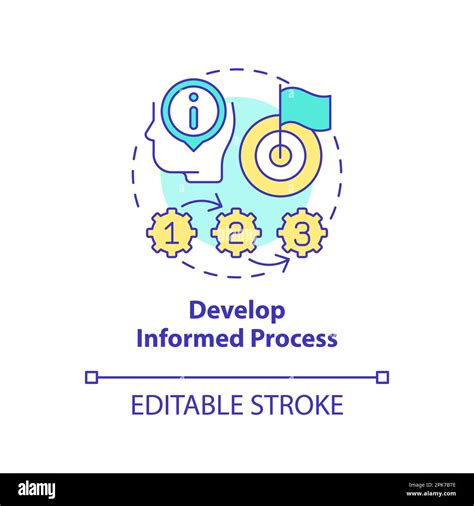 Develop Informed Process Concept Icon Stock Vector Image And Art Alamy
