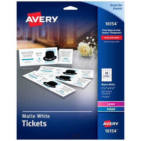 Perforated Ticket Template