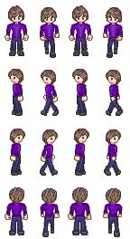 Sprite A Bit First Character Sheet For RPGMaker XP