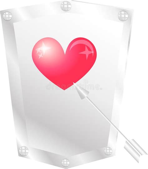 Escudo Y Flecha Stock De Ilustración Ilustración De Adentro 60728293