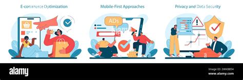 E Commerce Mobile First Privacy And Security Set Enhancing Online Shopping Advertising