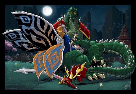 Beautiful Godzilla And Anime Mothra Couple Anime Amino