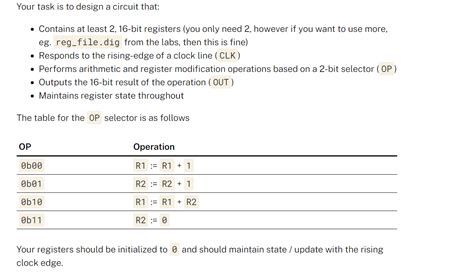 Solved Your Task Is To Design A Circuit That Contains At Chegg Com