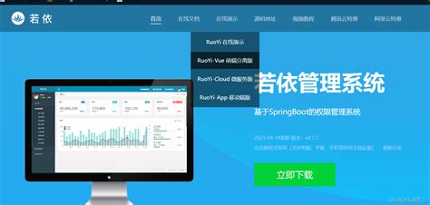 若依管理系统前后端分离版本的使用保姆级别教程（一）若依管理系统教程 Csdn博客