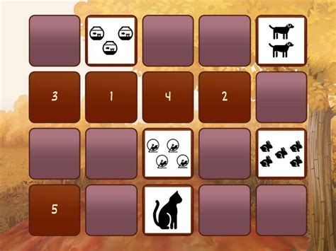 Numbers 1 10 Visual Matching Pairs