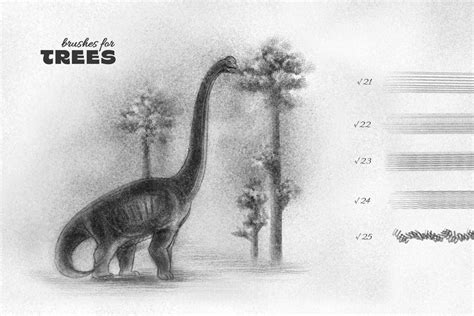 دانلود براش طراحی با مداد برای فتوشاپ Pencil Photoshop Brushes تایم کد