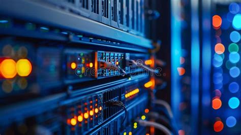 Network Infrastructure Power Data Center Operation Dynamics Generative Ai Stock Illustration