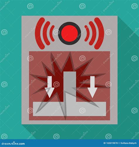 Diseño Del Vector De Alarma Y Señal De Emergencia Conjunto De Símbolos