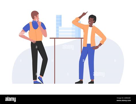 Architect With Building Planning Construction Team Builder Worker Flat Vector Illustration