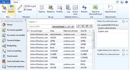 Dynamics Ax Camp Blog Import Users From Active Directory Ax