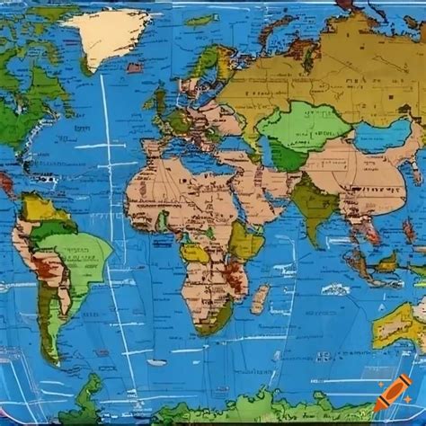 Real World Map Recreation World Map Map Recreation