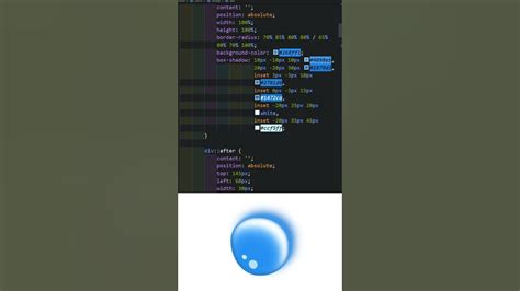 3d Water Drop Effect Using Html Css Youtube