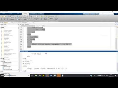 1 2 2 3 3 3 4 4 4 4 Abbcccddddeeeee Using MATLAB MATLAB Programming